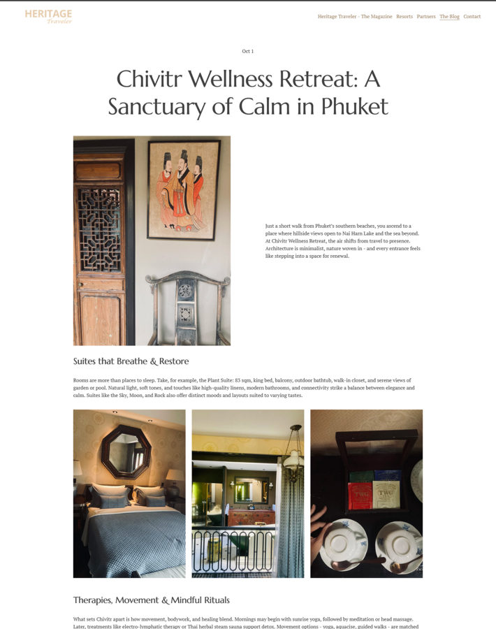 Chivitr Wellness Retreat: A Sanctuary of Calm in Phuket - Chivitr ...